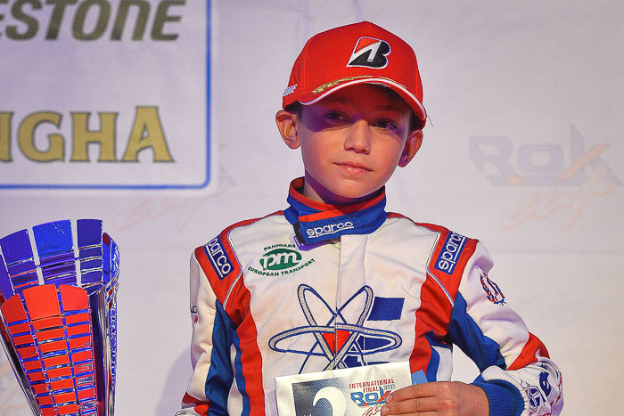 Alex Powell on the Podium of the Rok Cup International Final ...