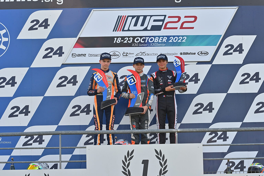 IAME Warrior Final 2022: Titles for Evan Giltaire and Gabriel Stilp ...