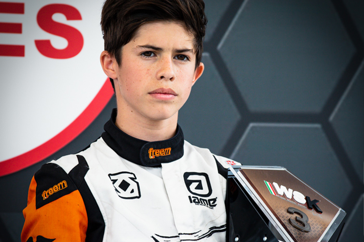 David Cosma-Cristofor Gets Used to the Podium - eKartingNewseKartingNews