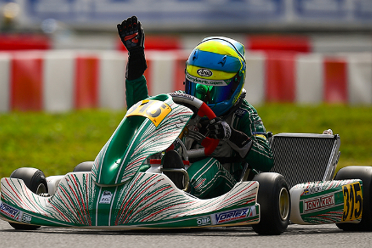 Tony Kart Pole and Win in OKJ Class at The Opening Round of The WSK ...