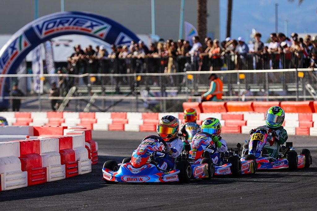 Podium for Team Benik in Mini ROK at ROK Vegas - eKartingNewseKartingNews
