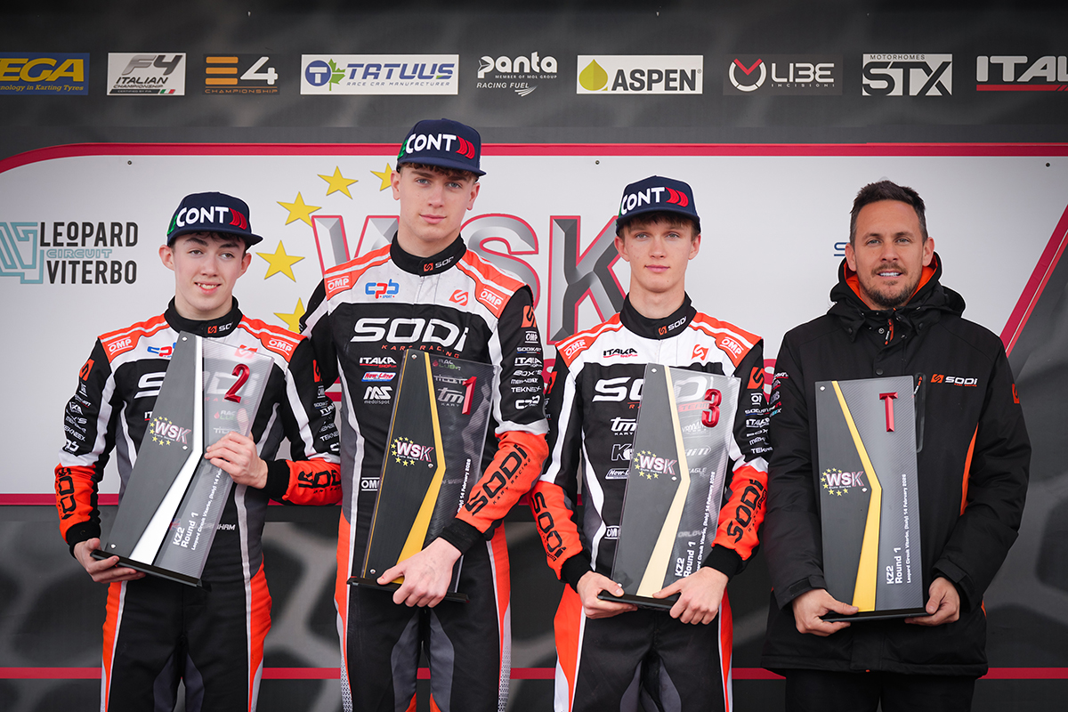 100% Sodi Podium in KZ2 and solid Performances in Mini at WSK Euro ...